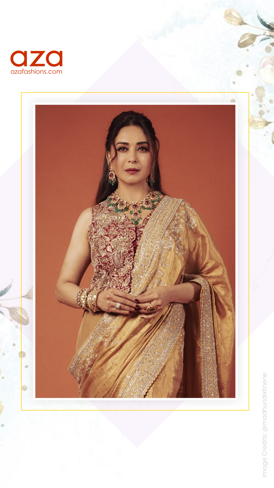 Madhuri Dixit Blouse Design