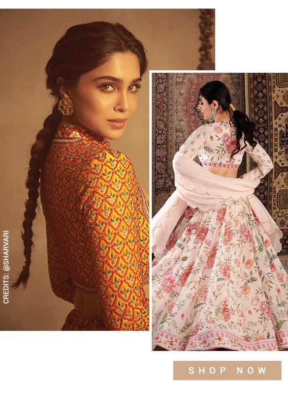 17 Trending Celeb-Inspired Lehenga Blouse Back Designs
